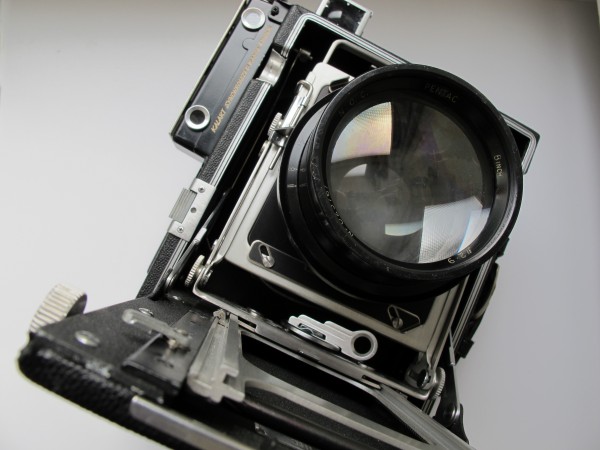 The 8 inch Pentac Lens and The Speed Graphic